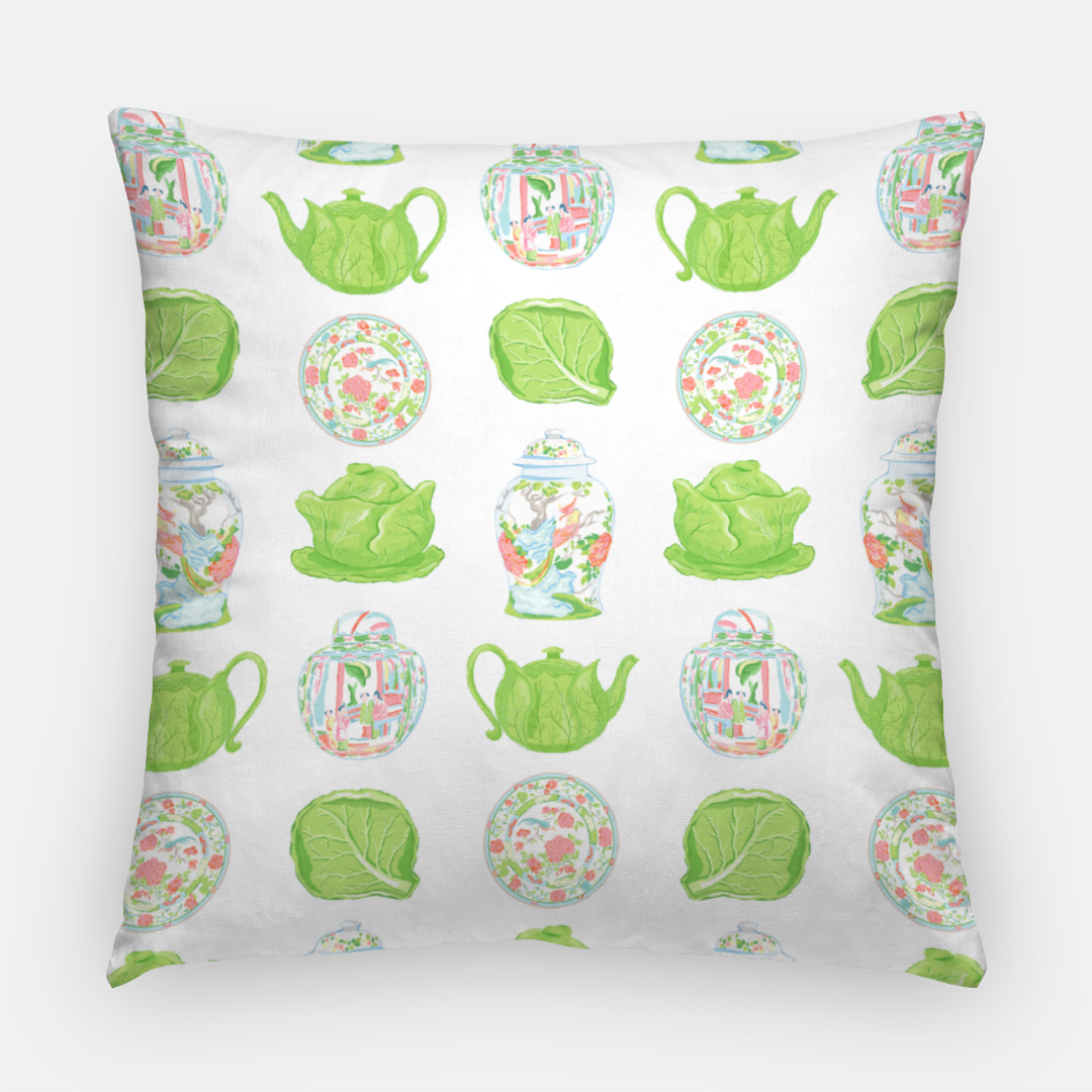 Cabbage Garden 20"x20" Pillow Cover – Taylor Beach Design
