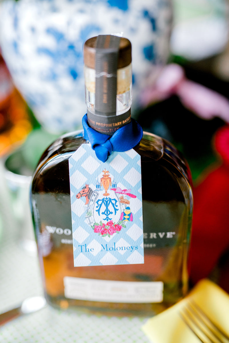 Kentucky Derby Custom Crest Personalized Gift Tags – Taylor Beach Design